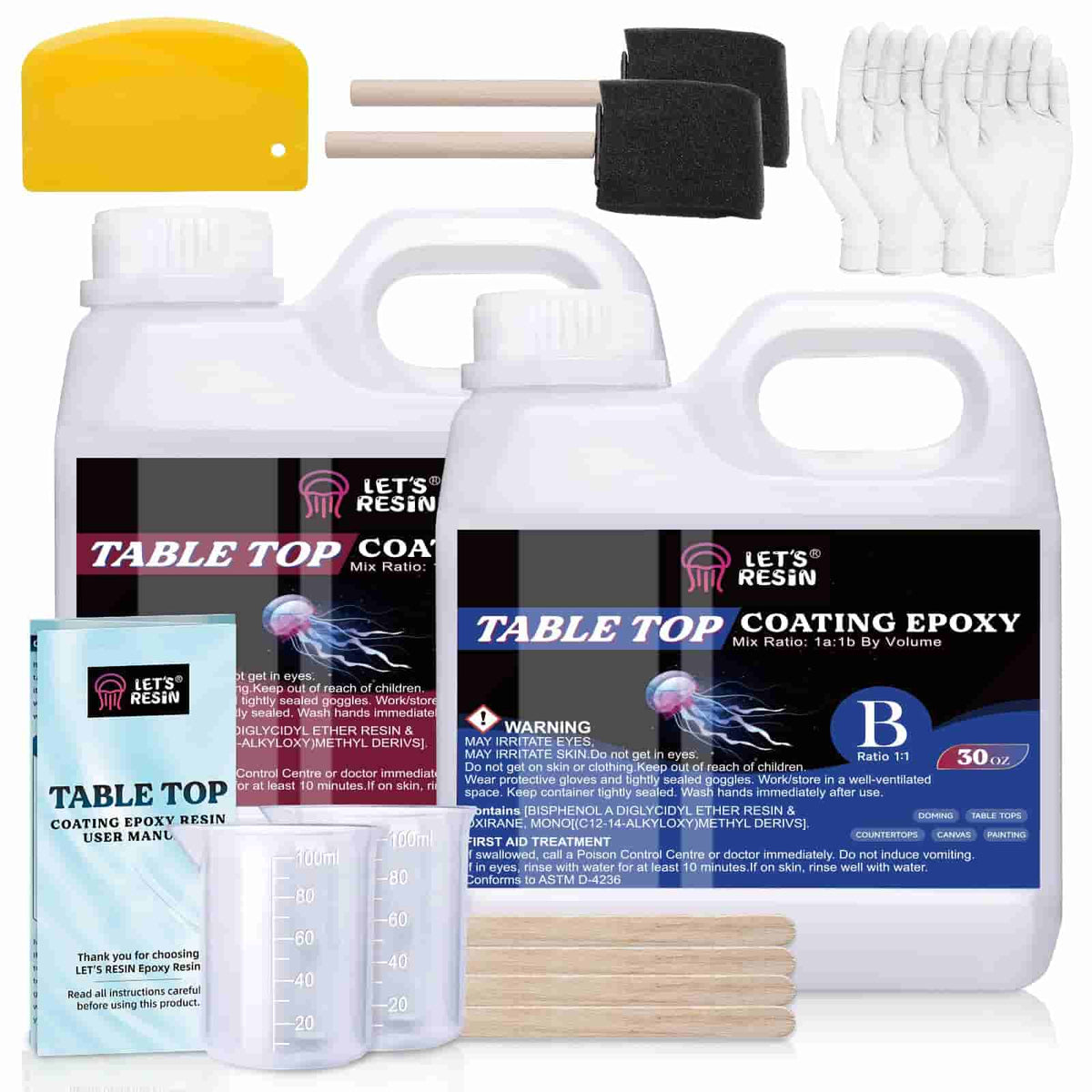 60oz Table Top Epoxy Resin — Let's Resin - CA