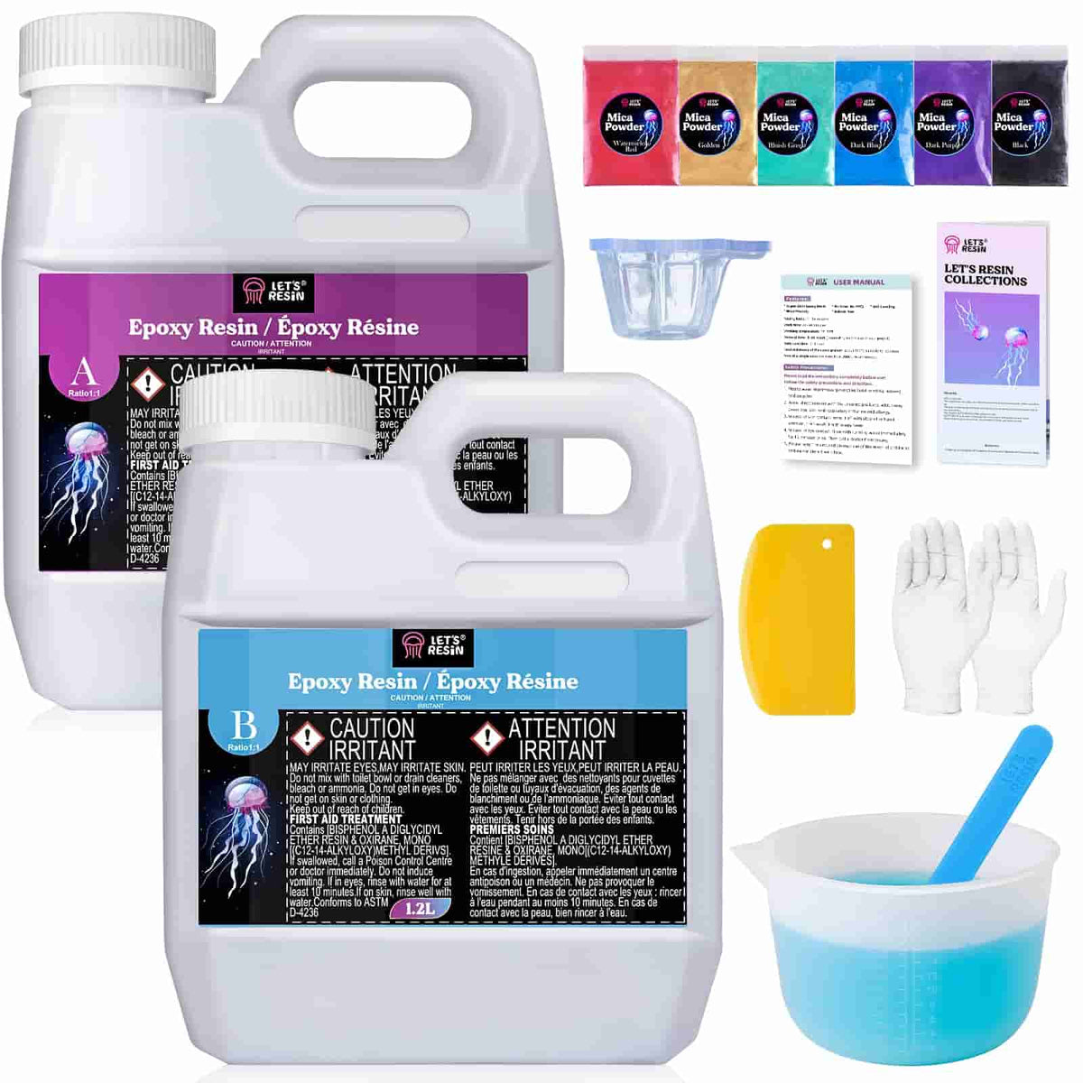 80oz/2.4L Epoxy Resin Kit — Let's Resin - CA